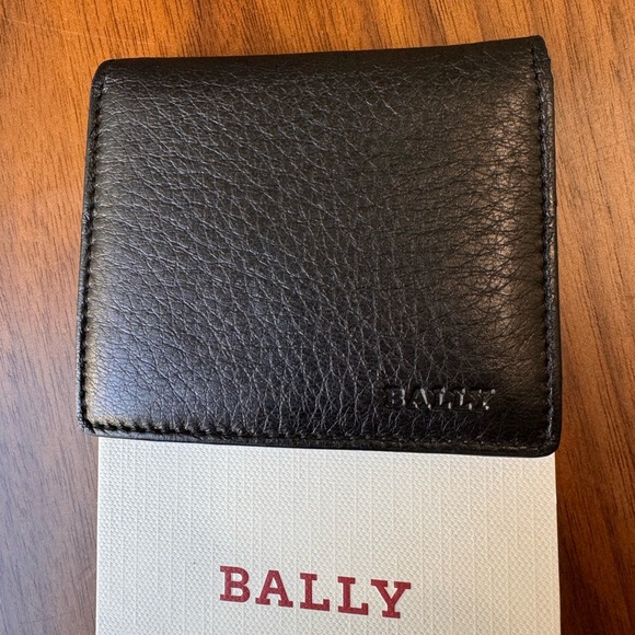 Bally | Bags | Bally Leather Snap Bifold Coin Wallet | Poshmark